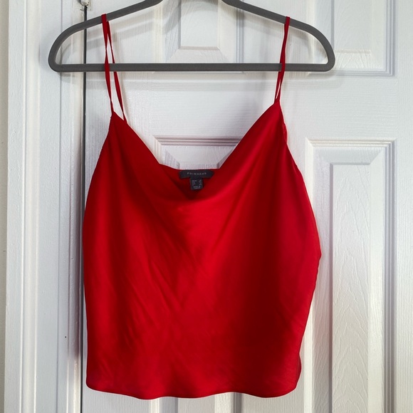 Primark | Tops | Primark Vibrant Red Garment | Poshmark